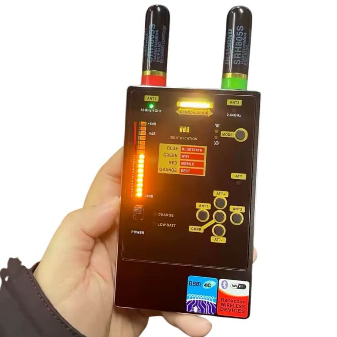 RF Detektor – Finn skjulte kamera og avlytting